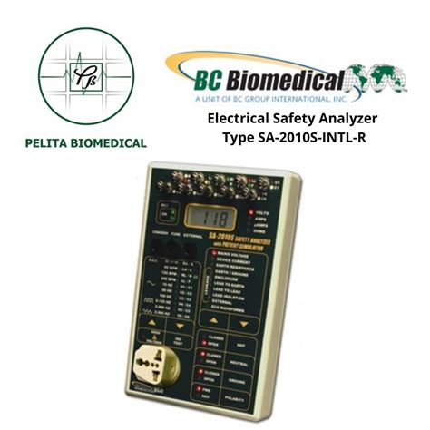Electrical Safety Analyzer Sa 2001 Intl R Pelita Biomedical Pbm