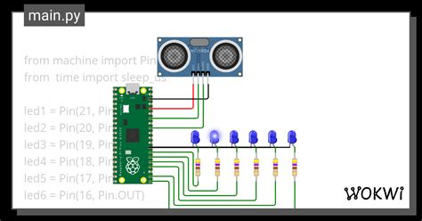 Sensor Ultrasónico Rapsberry Pi Pico Wokwi Esp32 Stm32 Arduino