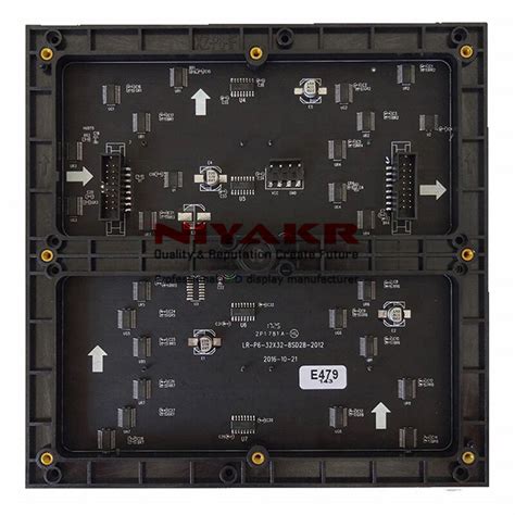 P6ในรม LED โมดล32X32 RGB LED Matrix Panel 192 192มม แสดง Optoelectronic