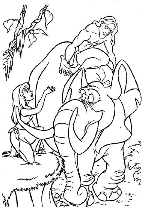 85 Desenhos Do Tarzan E Jane Para Imprimir E Colorir Em Casa Pintar