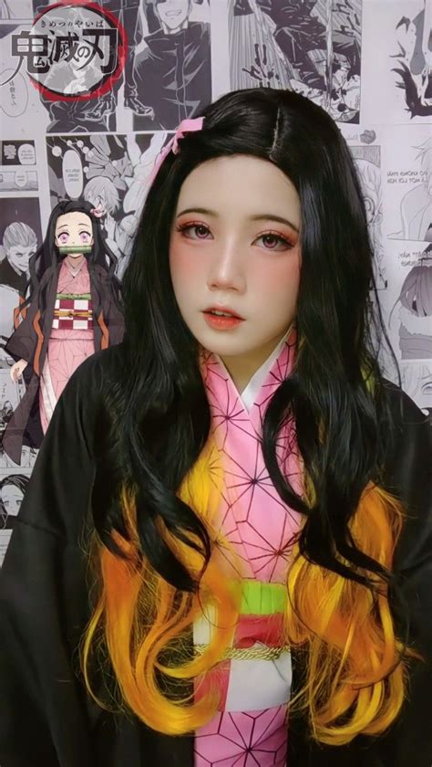 Nezuko Kamado Cosplay By X U R Mon Cosplay Cosplay Anime Anime
