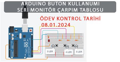 Arduino Push Buton Kullanımı Örnek Megep Modülleri