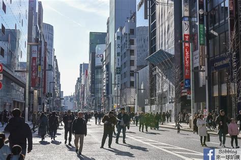 東京銀座步行者天國 假日限定漫步在銀座中央通大街上 來一球叭噗