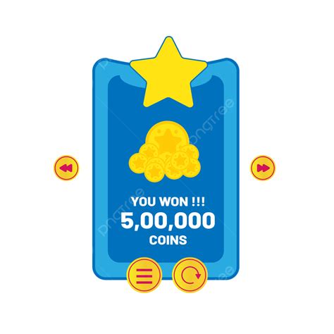 코인 Ui 디자인으로 완성 된 게임 레벨 게임 레벨 화면 게임 레벨 Creen Png 게임 레벨 업 Png 일러스트 및