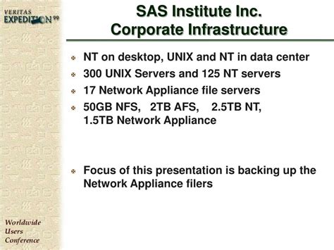 Ppt Backing Up Network Appliance Filers Using Veritas Netbackup And Ndmp Powerpoint