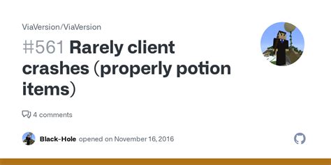 Rarely Client Crashes Properly Potion Items Issue 561 ViaVersion
