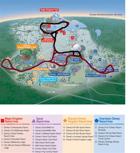 Disney World Monorail Route Map Dbqzp
