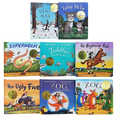 Julia Donaldson Early Readers 8 Books Collection Set Stick Man Zog