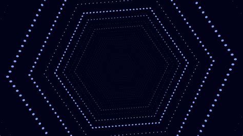 Hexagonal Tunnel Made Of Particles Stock Motion Graphics Sbv 348599685