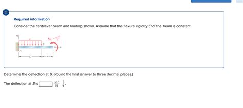 Solved For The Beam And Loading Shown Determine The Reaction At The Course Hero