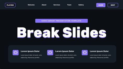 Playing Game E Sport Google Slides Template Presentation Templates