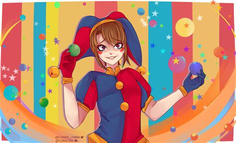 Pomni The Jester Tadc By Flora Lynn On Deviantart