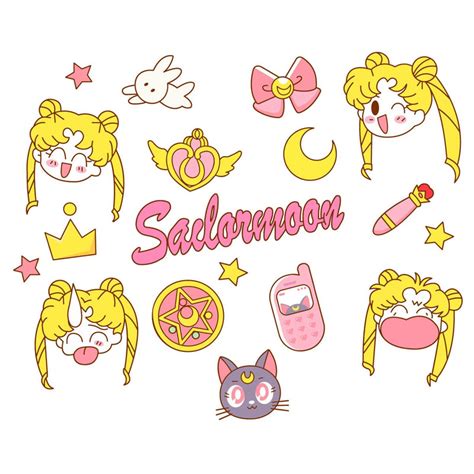 Sailor Moon Bunde Svg Chibi Sailor Moon Svg Sailor Moon Stic Inspire
