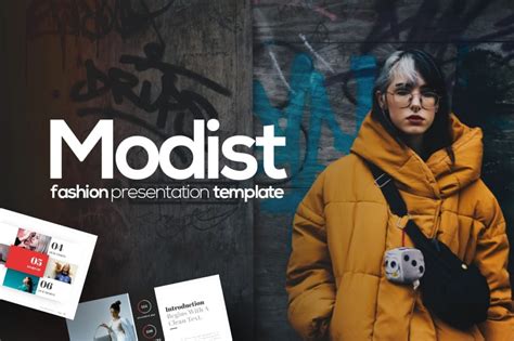Modist Fashion PowerPoint Template Rrpicks