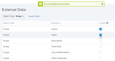 Locking Externally Owned Objects In The Xmatters User Interface