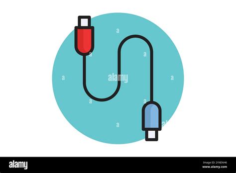 Cable Icon Colored Outline Icon Style Icon Related To Technology It Architecture Elements