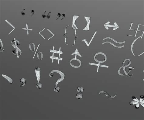 Artstation 3d Model Symbols Resources