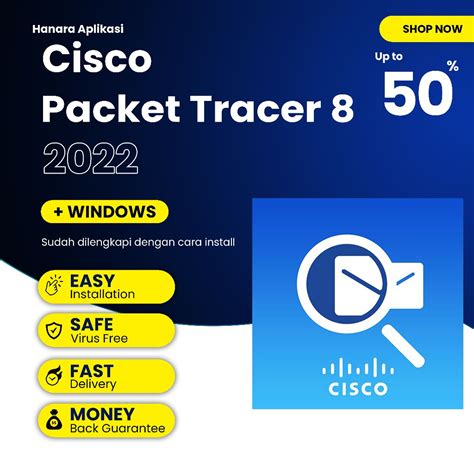 Jual Software Simulasi Jaringan Cisco Packet Tracer 8 [win] Shopee