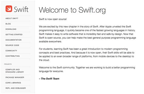 Apples Swift Programming Language Is Now Open Source And Has Its Own