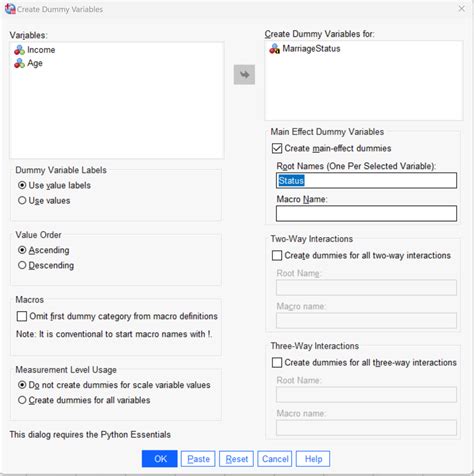 How To Create Dummy Variables In Spss With Example