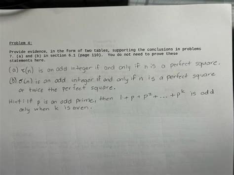 Solved Problen 4 Provide Evidence In The Form Of Two