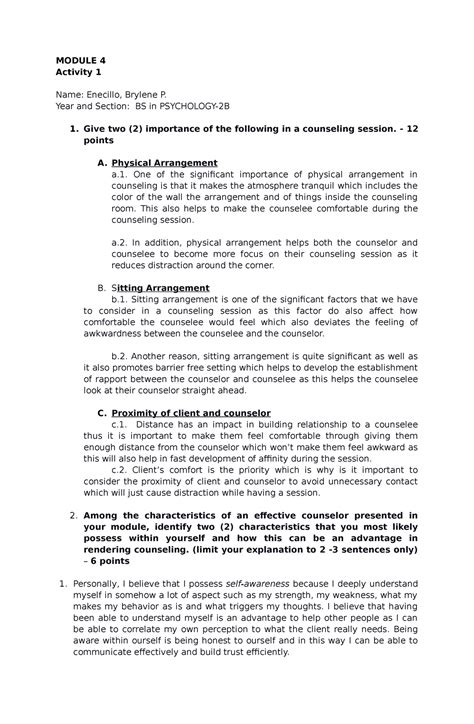 module 4 activity module 4 activity 1 name enecillo brylene p