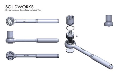Solidworks Socket Wrench Reconstruction On Behance
