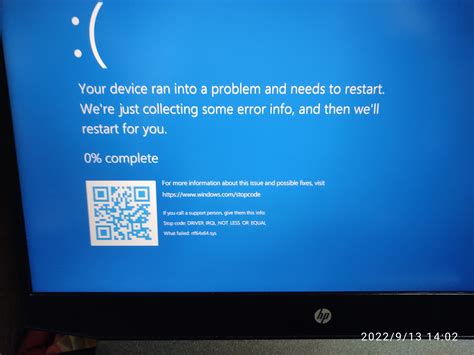 Hp Blue Screen Hp Support Community 8493696