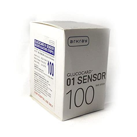 Glucocard 01 Sensor Test Strips Health And Personal Care