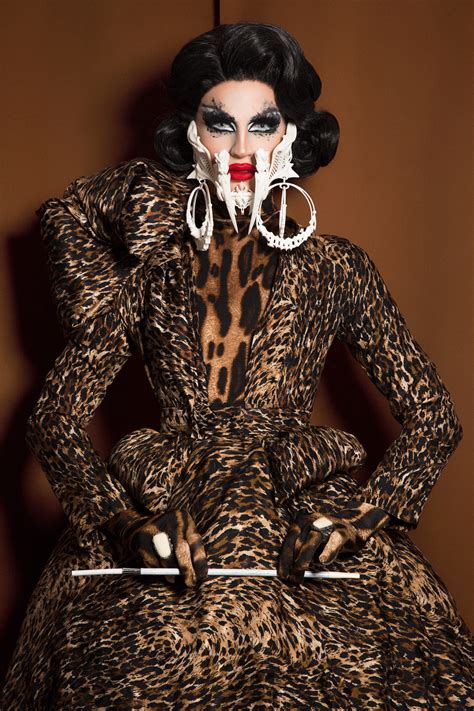 Rupauls Drag Race Contestant Aquaria Wears 3d Printed Mask