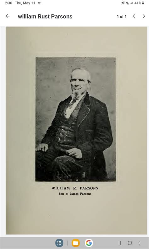 William Rust Parsons 1798 1881 Find A Grave Memorial