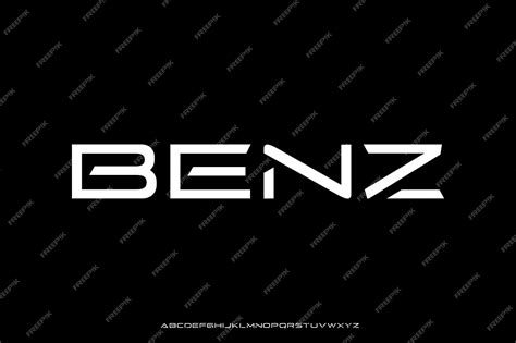 Premium Vector Luxury Futuristic Alphabet Display Font Vector Modern Automotive Typeface