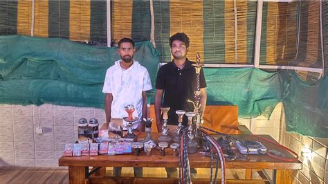 Hookah Parlour Raided Two Arrested