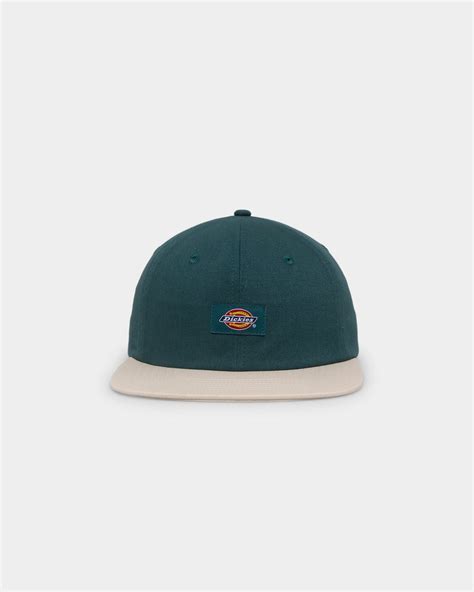 Dickies Classic Label Panelled Snapback Dark Lincoln Green Culture Kings