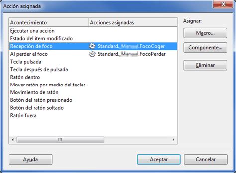 Eventos De Controles En Ooo Basic Apache Openoffice Basic