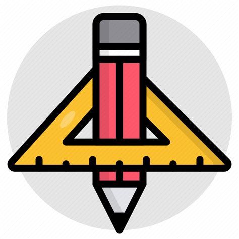 Geometric Tools Drafting Stationery Edit Tool Office Icon Download On Iconfinder