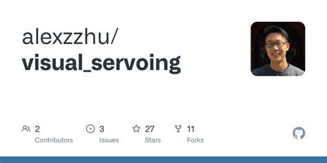 Github Alexzzhuvisualservoing