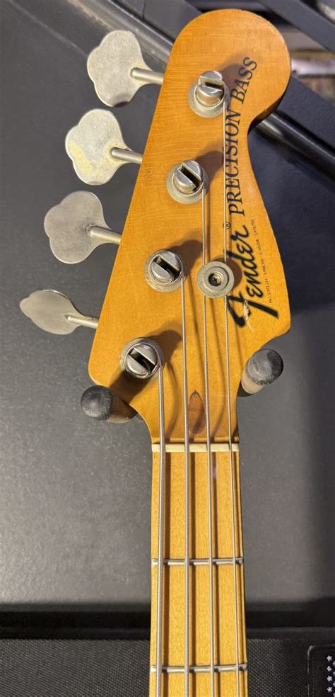 1973 Fender Pbass Tburst Maple Lowend Bass Shop Vault