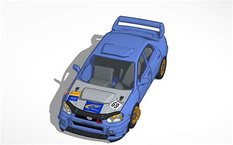 3d Design Copy Of 2004 Subaru Impreza Wrx Sti Drift Car Wip Tinkercad