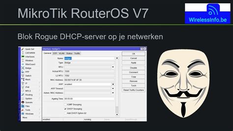 Blok Rogue Dhcp Servers Op Je Mikrotik Netwerken Youtube