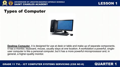 Grade 11 Tvl Computer System Servicing Pptx