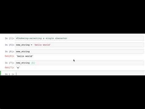 Indexing Python Youtube