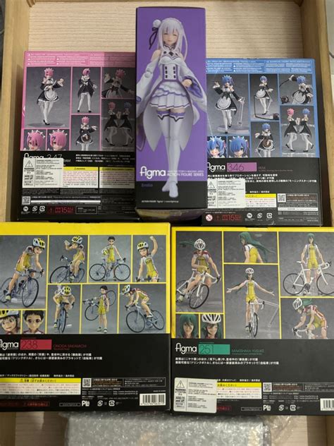 Figma Rezero Rem Ram Emilia And Yowamushi Pedal Onoda Mashiba Hobbies And Toys Toys And Games On