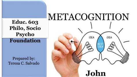 Metacognition Aims To Present The Topic Ppt Final Pptx Educational Assessment Education