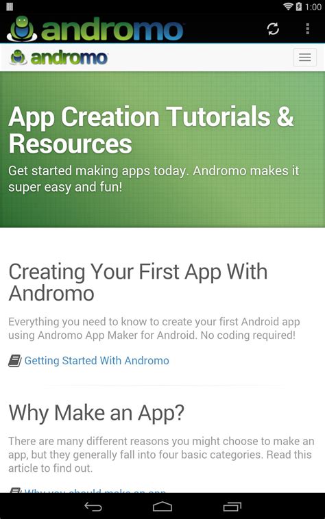 Andromo App Maker Apk For Android Download