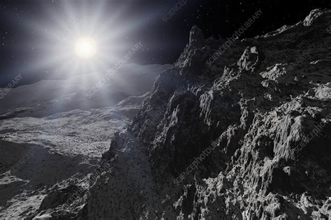 Surface Of Mercury Illustration Stock Image C024 7119 Science Photo Library