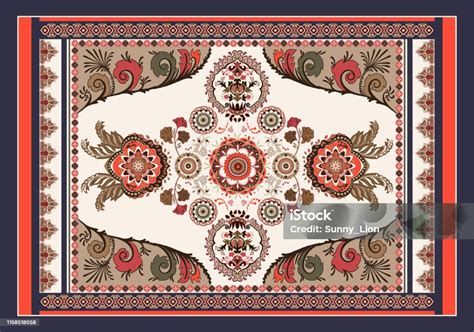 양탄자 수건 카펫 직물 직물 커버다채로운 헝가리어 벡터 디자인 밝은 꽃 양식에 일치시키는 장식 모티브 장식 센터와 직사각형 민족 꽃 디자인 벡터 템플릿 러그 카페트에 대한