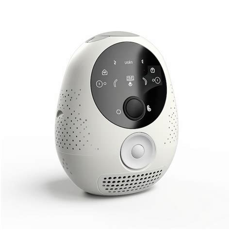 Premium Ai Image Monitoring Device On White Background