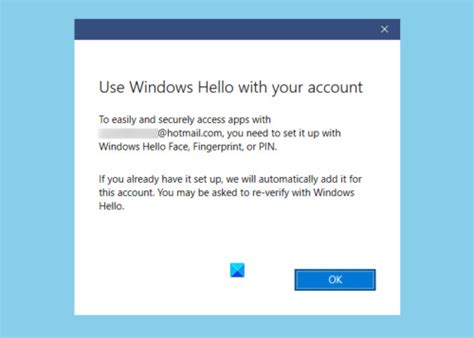 How To Disable Windows Hello Prompt Using GPEDIT Or REGEDIT