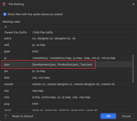 Rider Automatically Nesting Json Configuration Files Dan Does Code